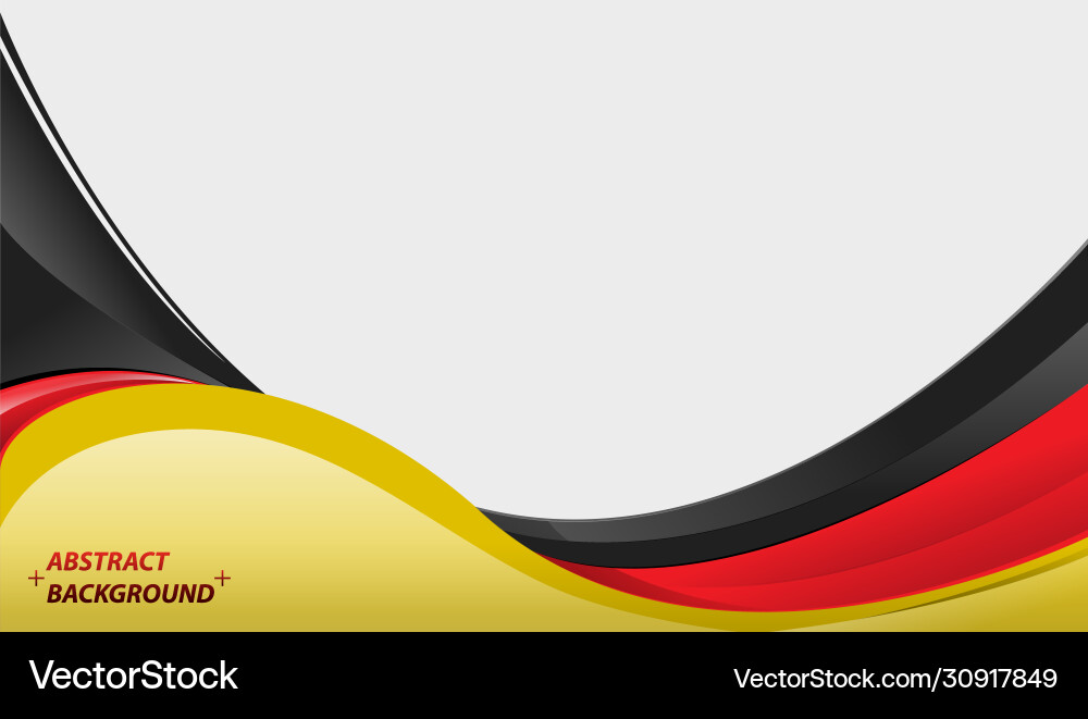 Abstract background germany colors Royalty Free Vector Image