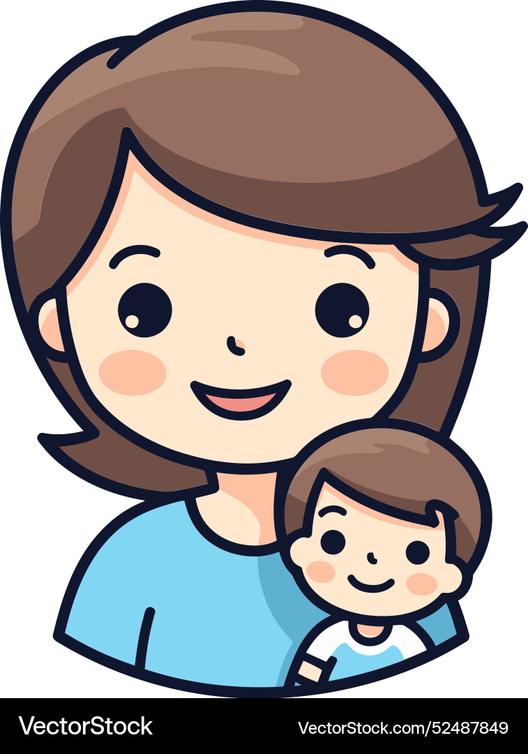 Maternal warmth artistrynurturing motherly scenes Vector Image