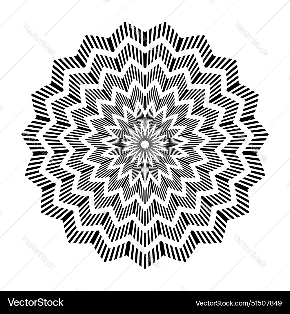 Radial pattern Royalty Free Vector Image - VectorStock