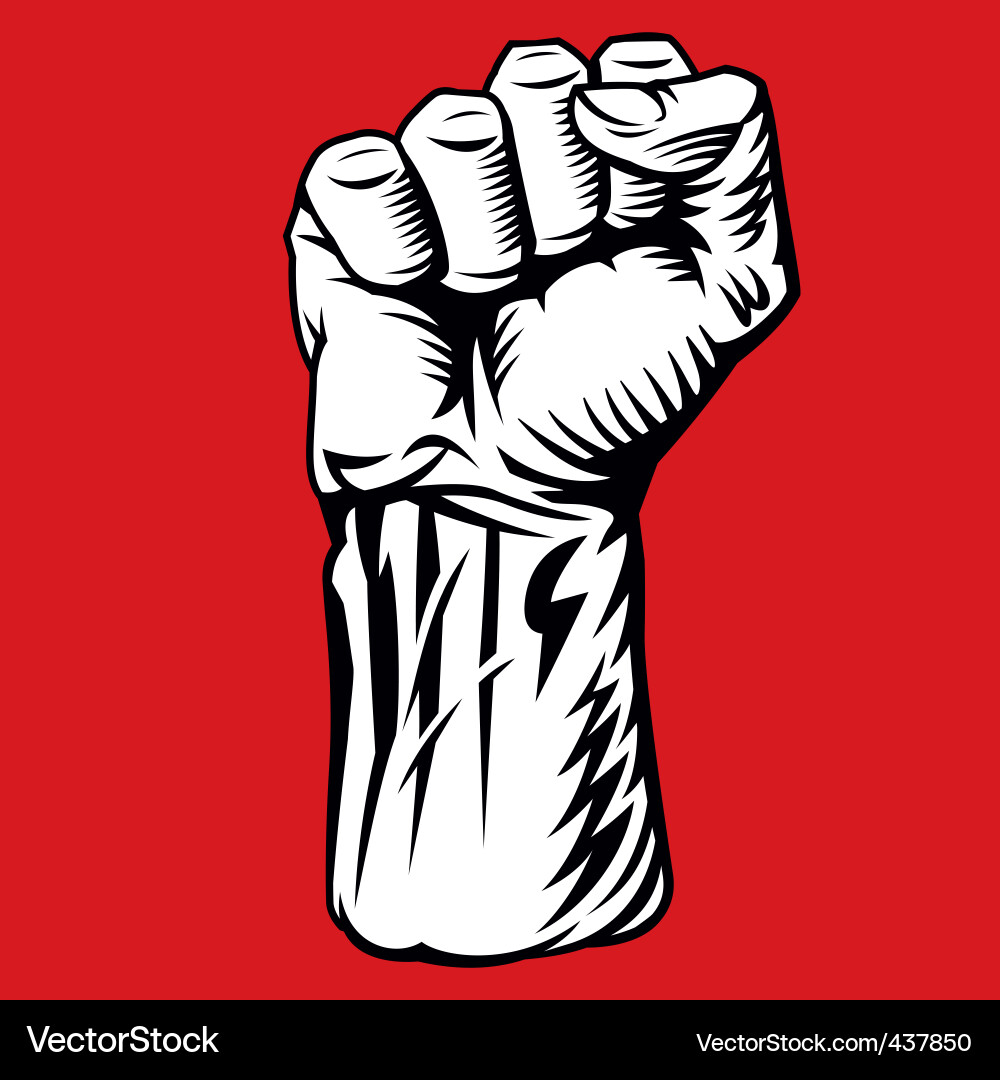 Man fist Royalty Free Vector Image - VectorStock