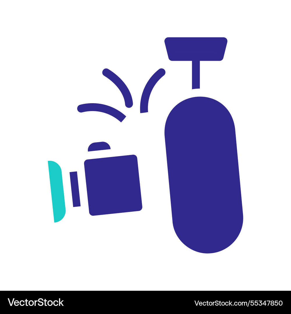 Punching bag and punch icon Royalty Free Vector Image