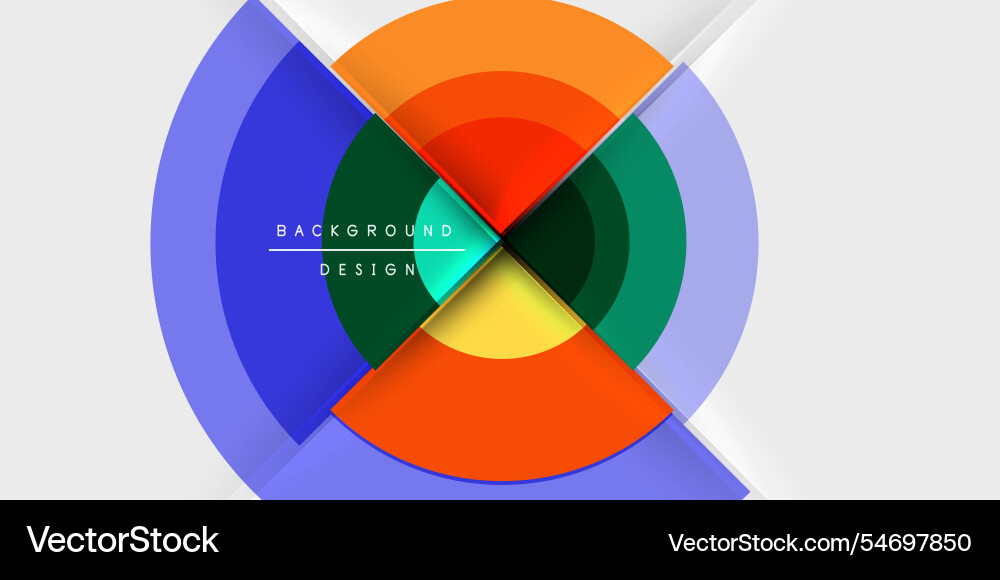 Target circle geometric abstract shapes Royalty Free Vector