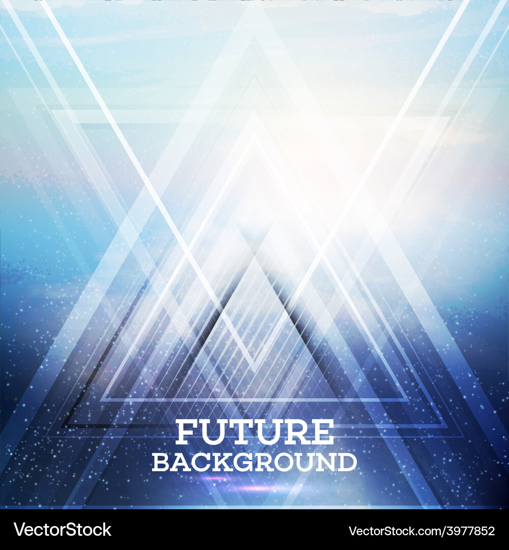 Abstract triangle future background Royalty Free Vector