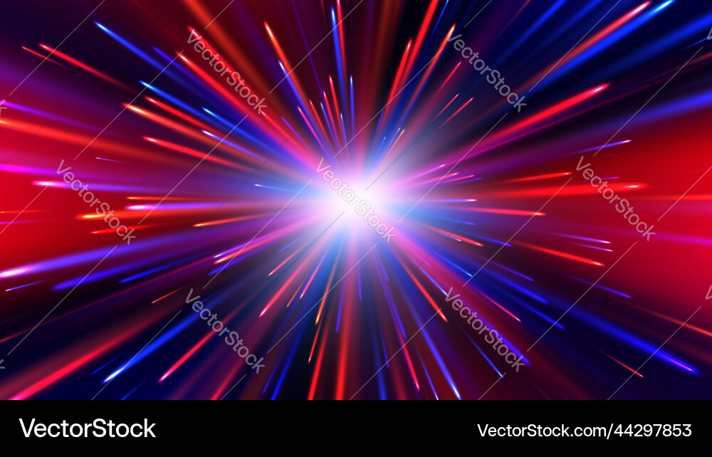 High speed radial motion blur background Vector Image