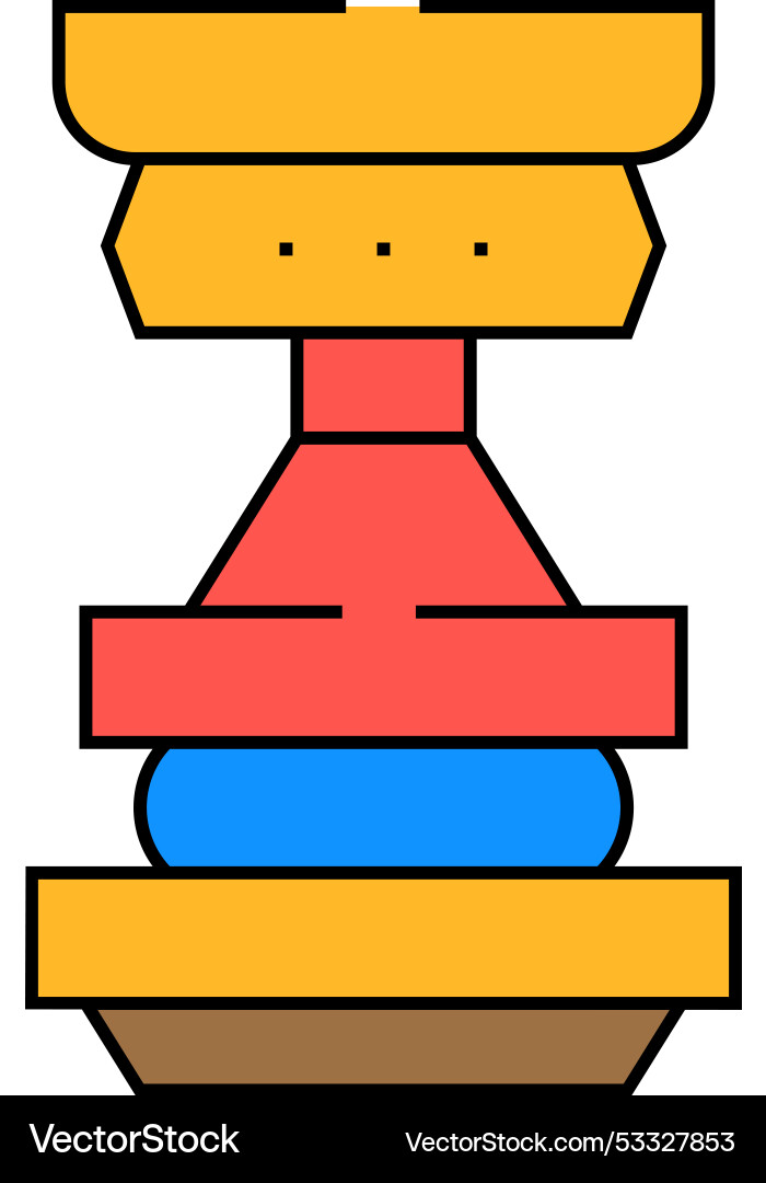 Press equipment icon color Royalty Free Vector Image