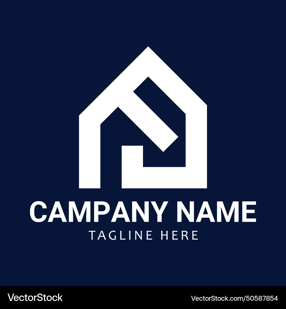 Home logo design Royalty Free Vector Image - VectorStock