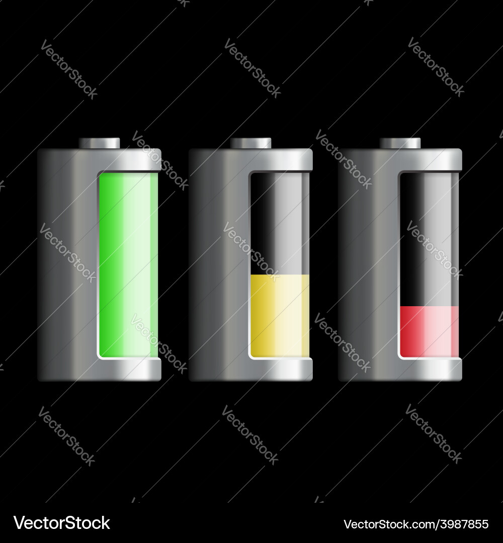 Battery charge Royalty Free Vector Image - VectorStock