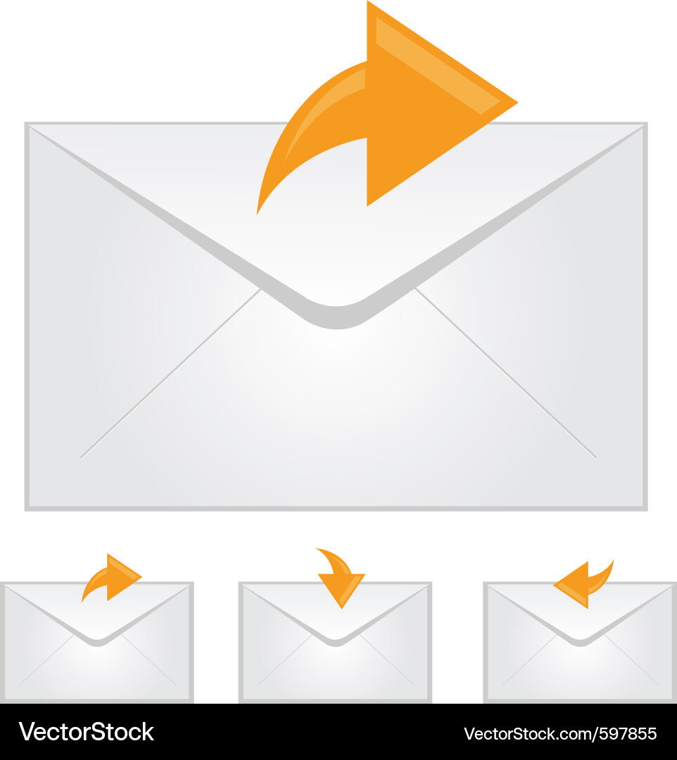 Envelope icon Royalty Free Vector Image - VectorStock