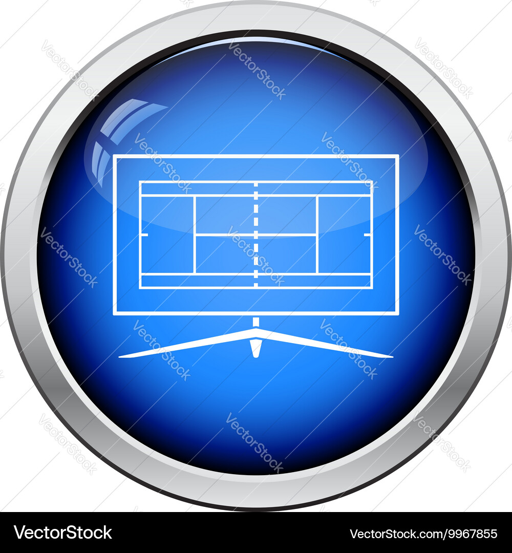 Tennis tv translation icon Royalty Free Vector Image