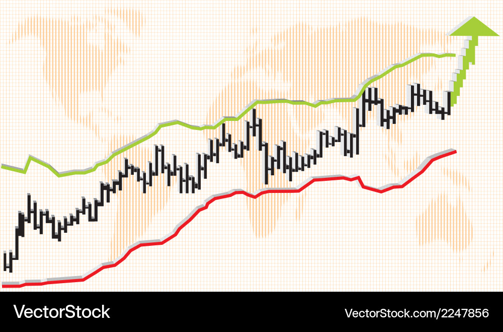 Growth graph Royalty Free Vector Image - VectorStock