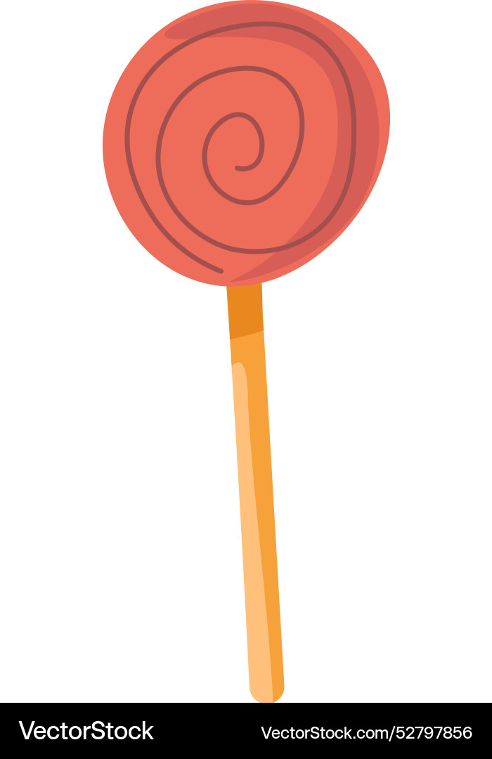Halloween lollipop candy Royalty Free Vector Image