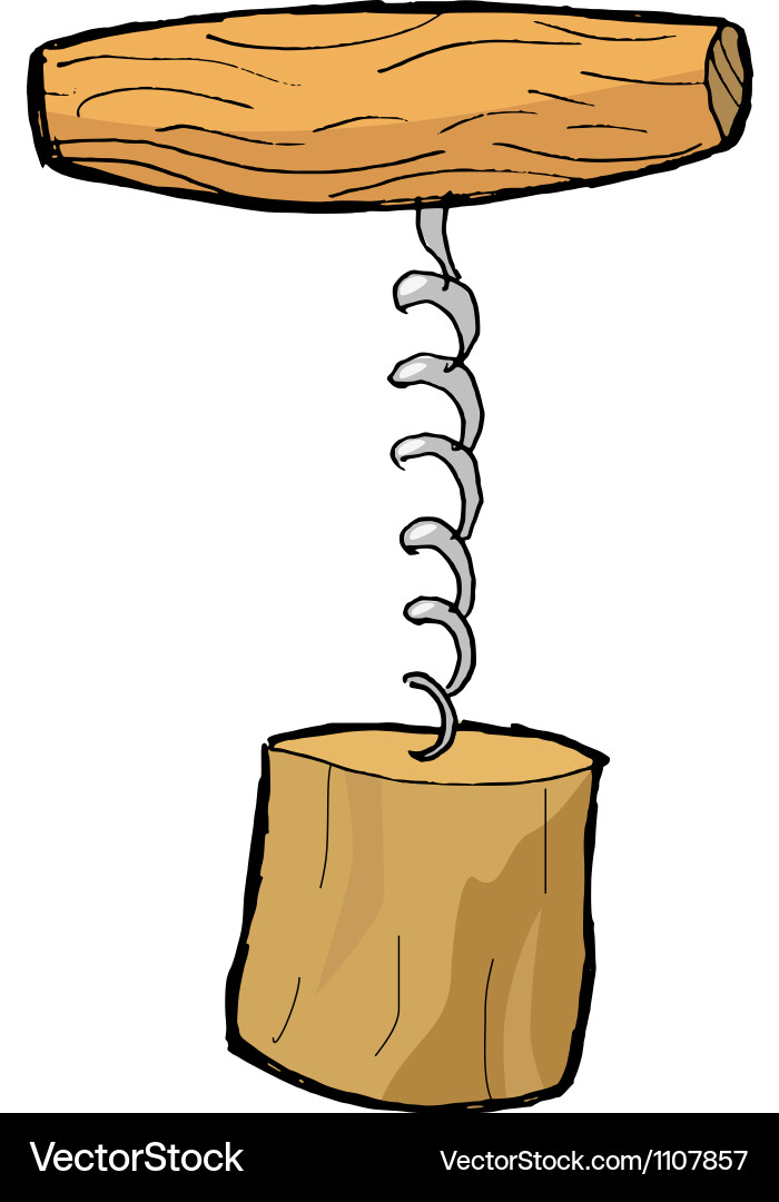 Corkscrew Royalty Free Vector Image - VectorStock