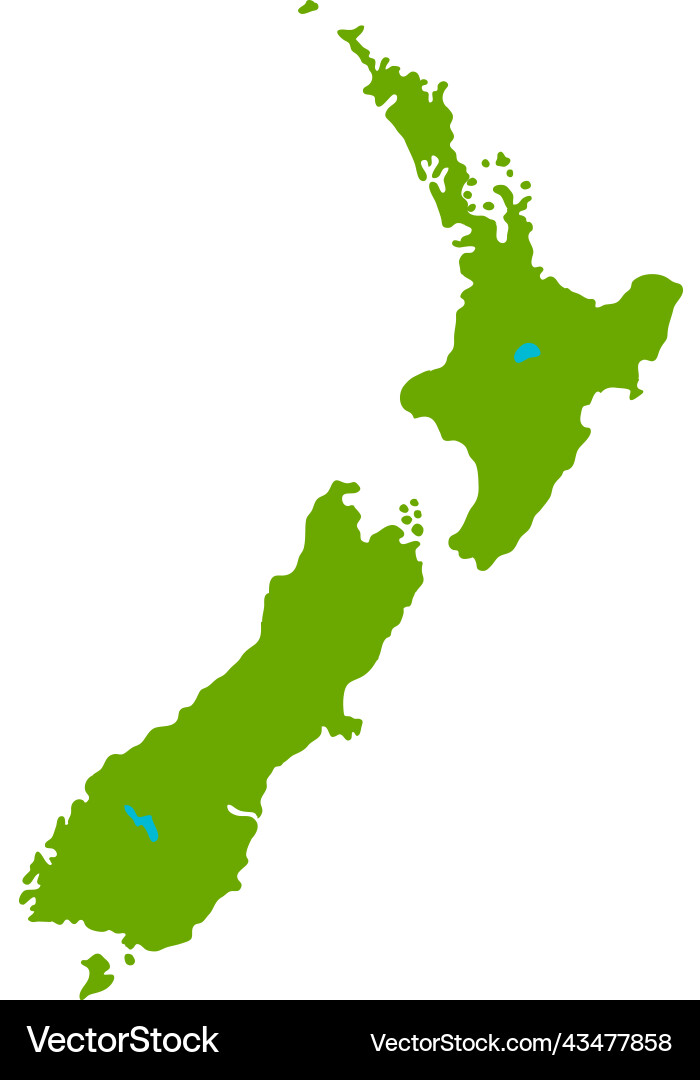 New zealand border composition Royalty Free Vector Image