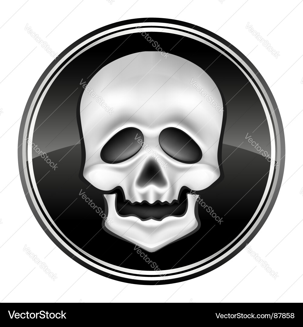 Skull icon Royalty Free Vector Image - VectorStock
