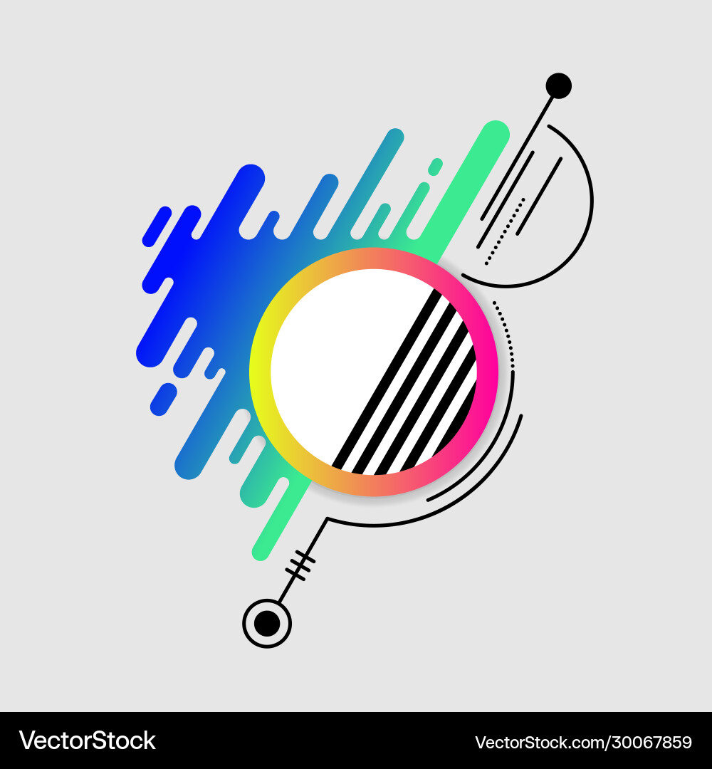 Abstract Gradient Shape Background Royalty Free Vector Image