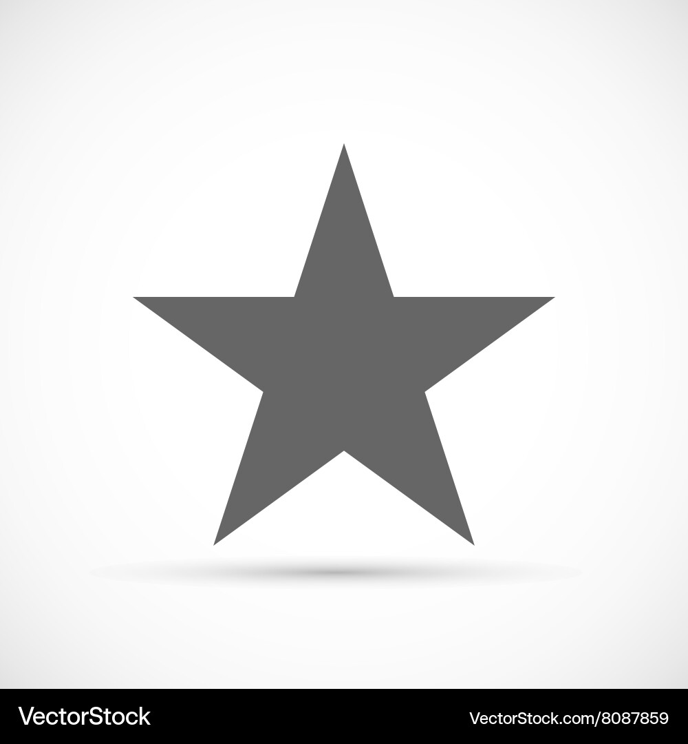 Elegant Star Icon Royalty Free Vector Image - VectorStock