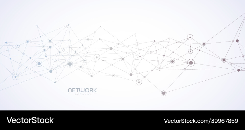 Network connection background Royalty Free Vector Image