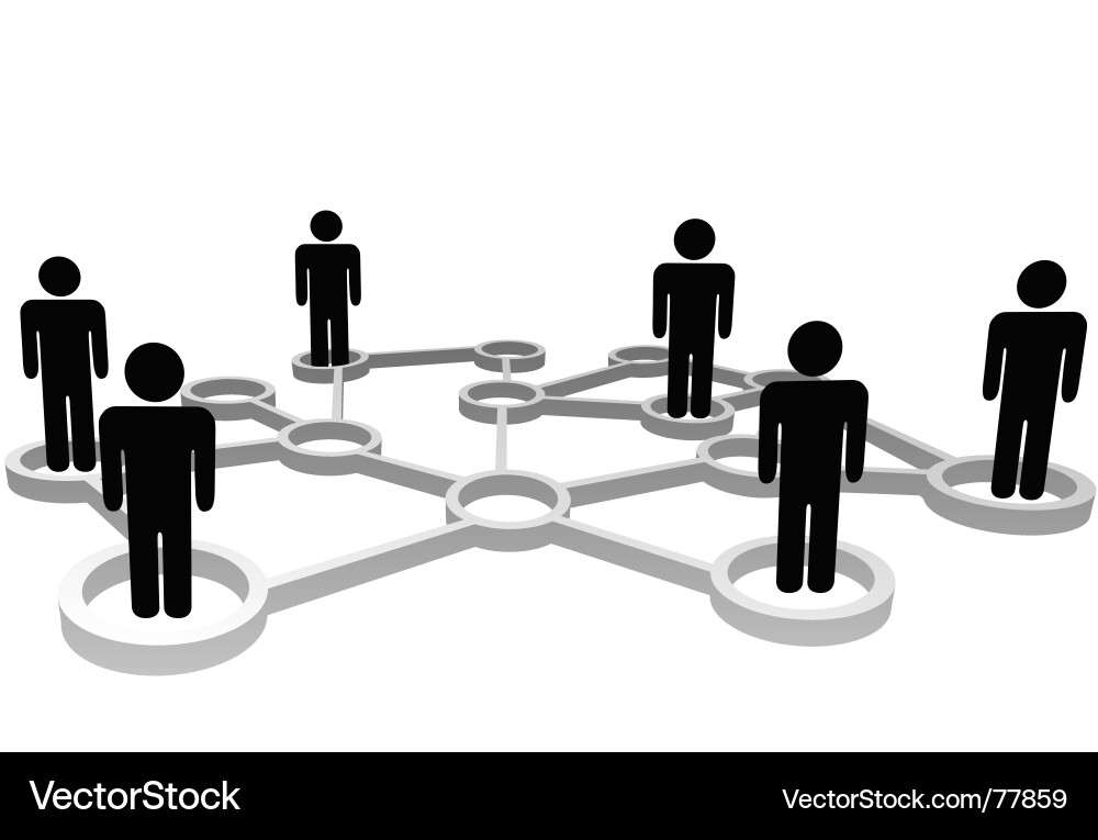 Network Connections Royalty Free Vector Image - VectorStock
