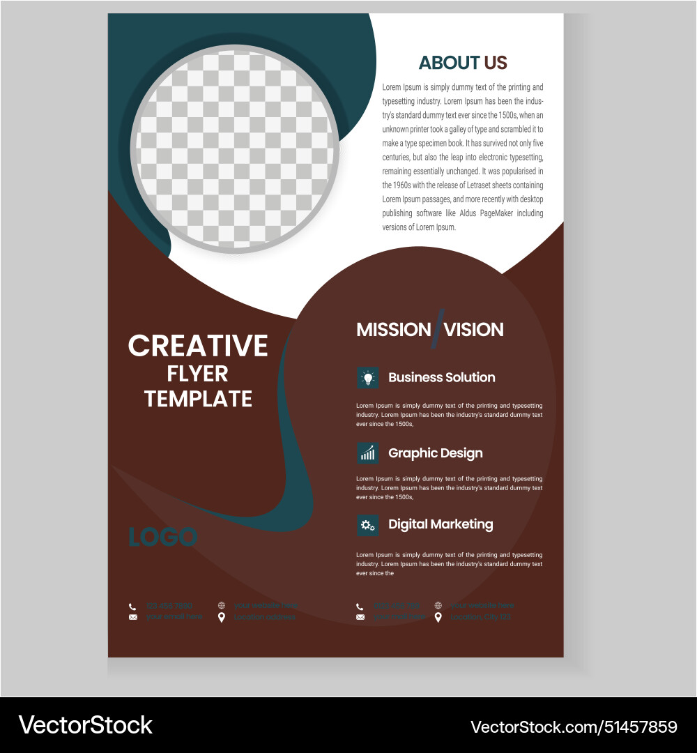 Portfolio geometric design set Royalty Free Vector Image