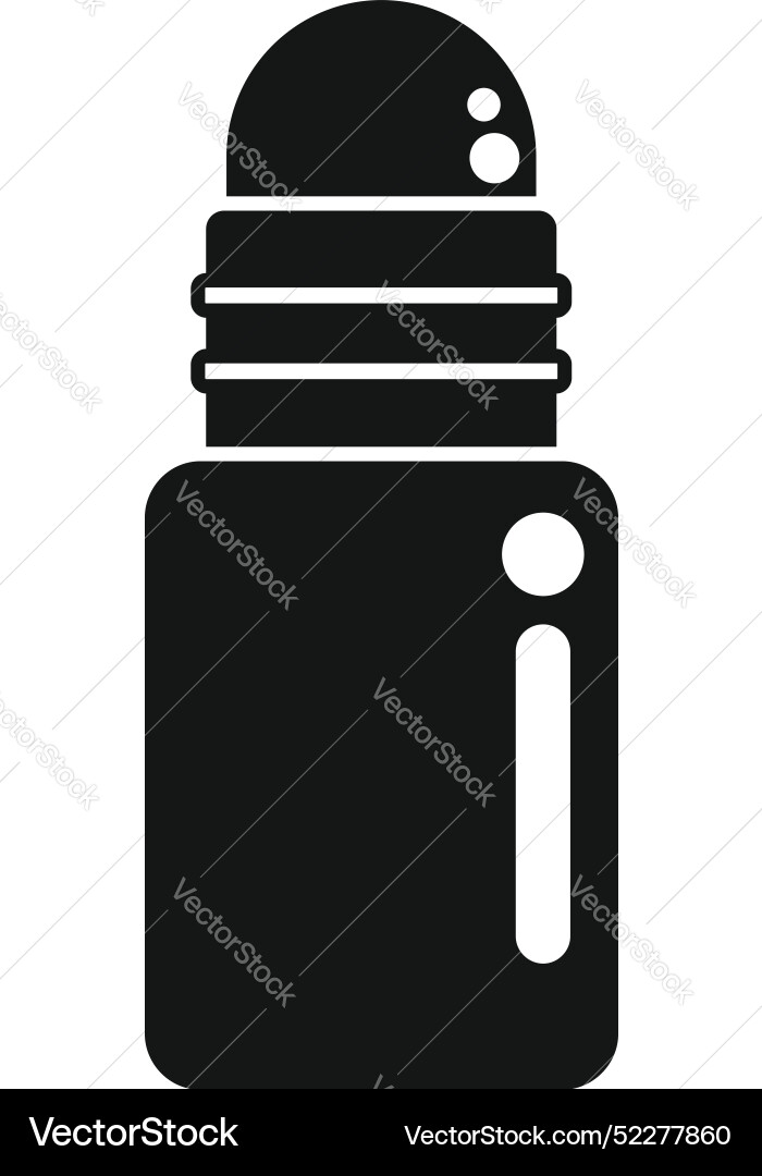 Roll on deodorant bottle promoting personal Vector Image