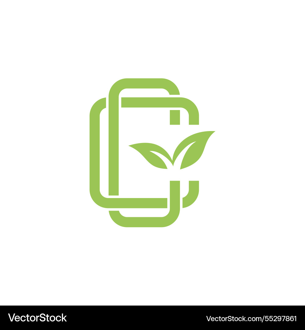 Ecotech logo design Royalty Free Vector Image - VectorStock