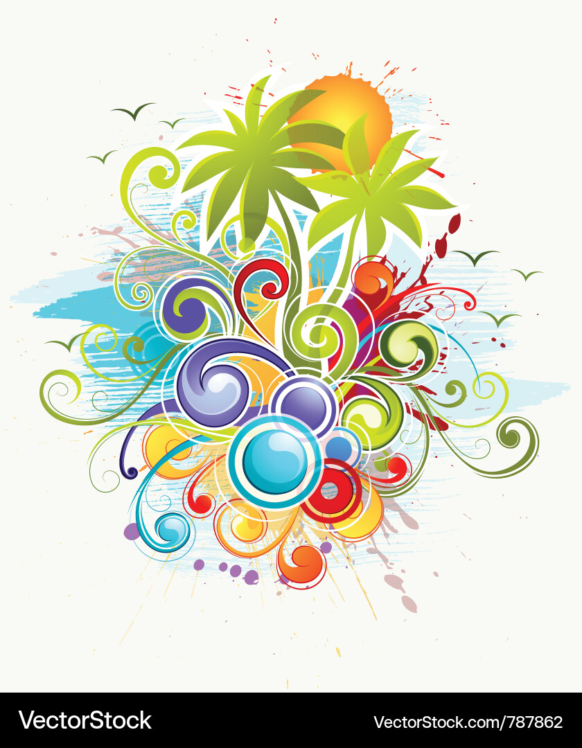 Tropical Royalty Free Vector Image - VectorStock