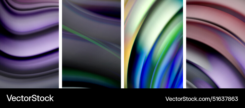 Blurred color line backgrounds Royalty Free Vector Image