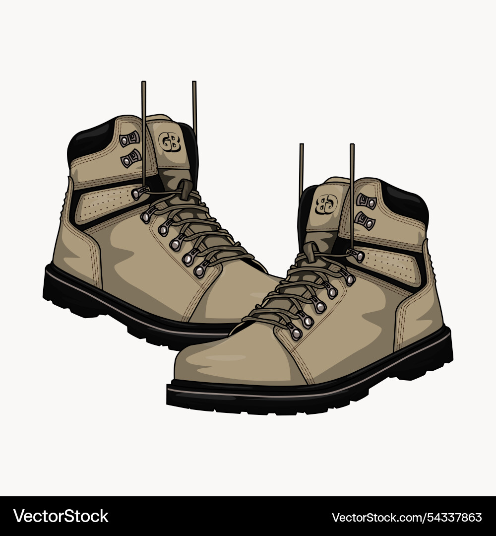 Safety shoes Royalty Free Vector Image - VectorStock