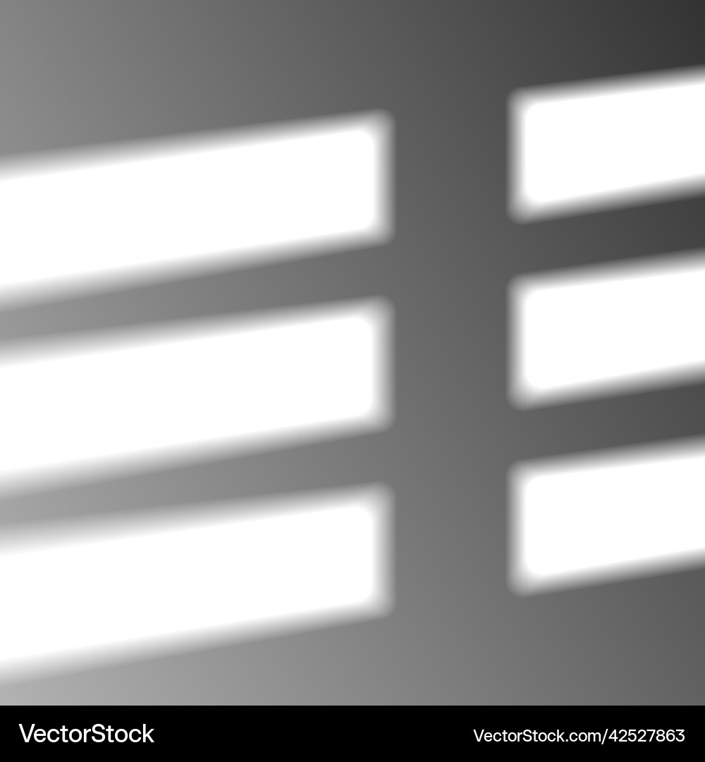 Transparent shadow window silhouette Royalty Free Vector