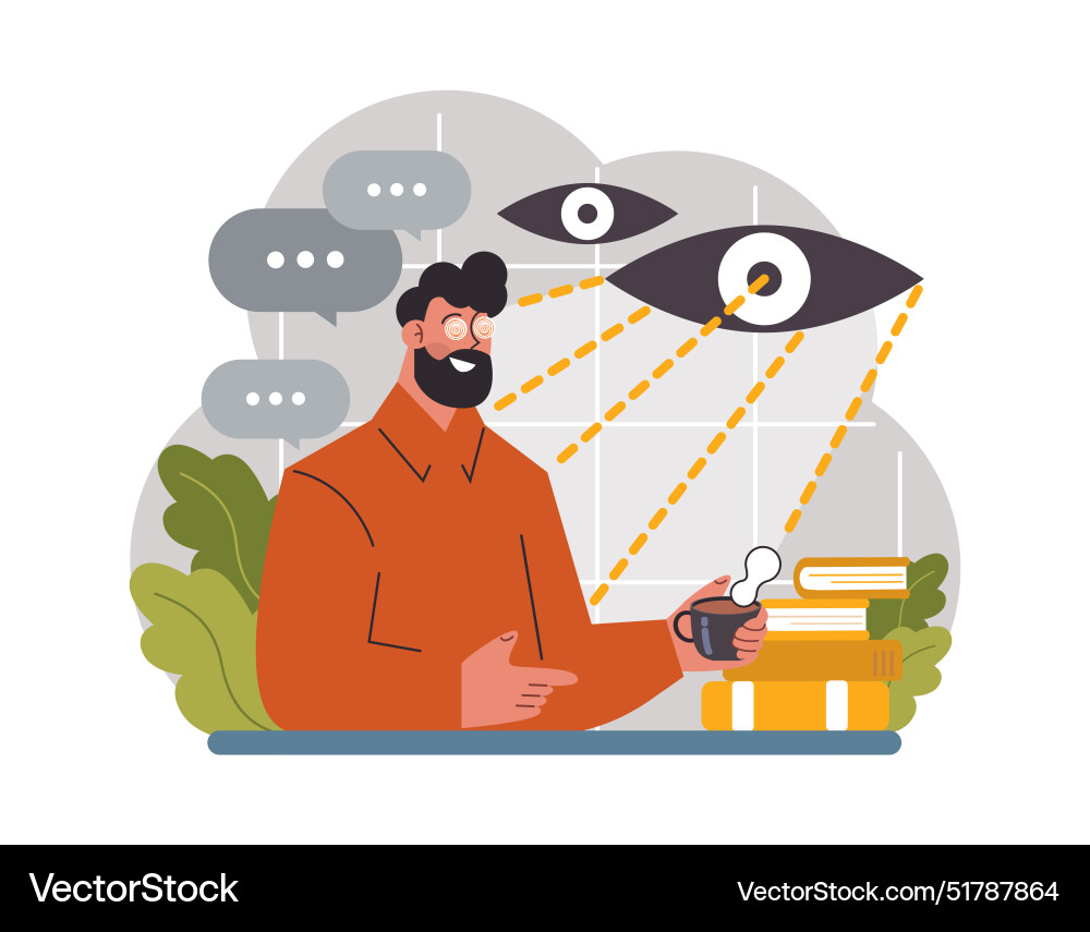 Manipulation psychological control method Vector Image