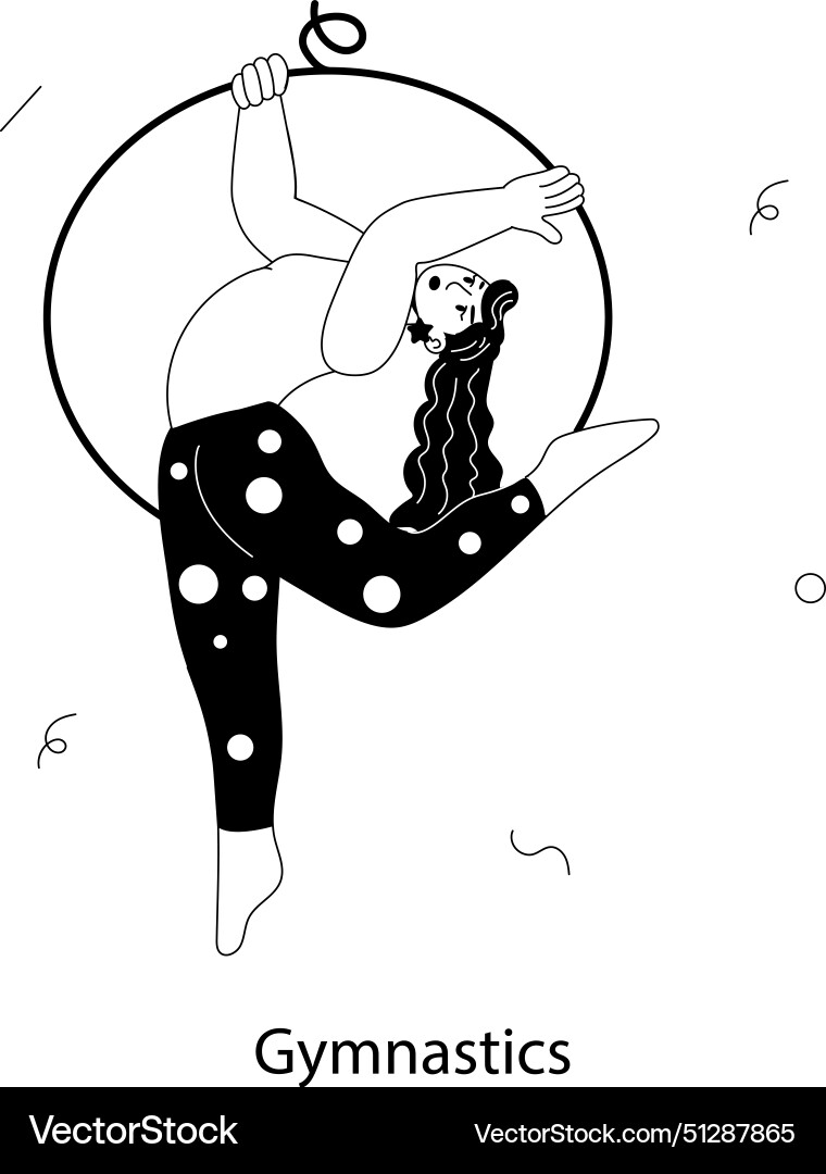 Gymnastics Royalty Free Vector Image - VectorStock