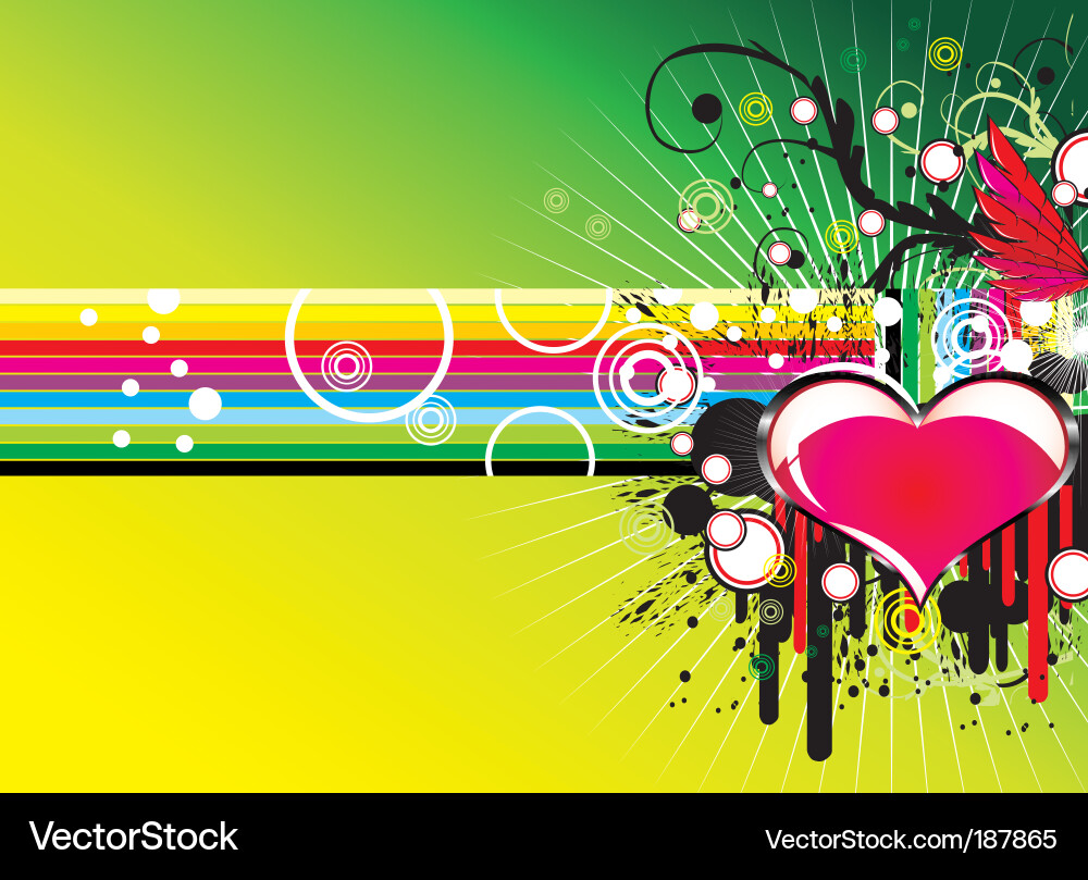 Music love background Royalty Free Vector Image