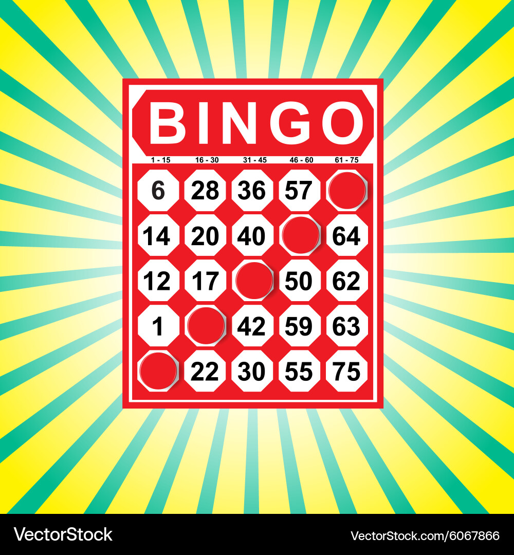 Bingo Royalty Free Vector Image - VectorStock