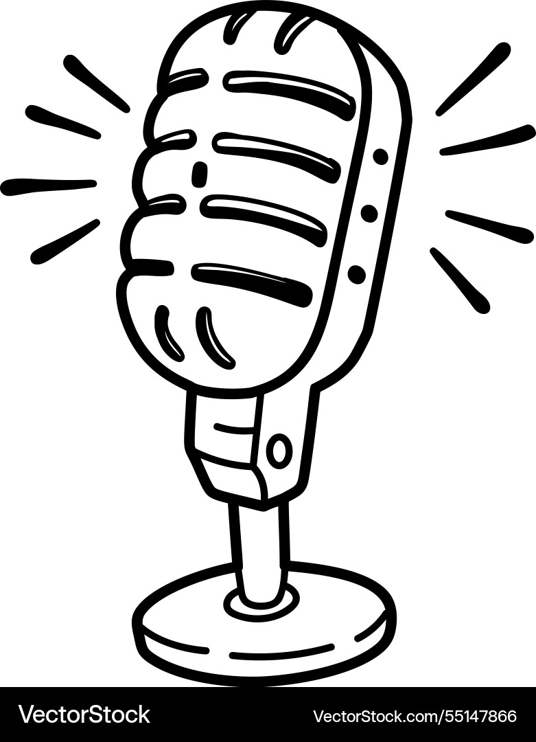 Microphone Royalty Free Vector Image - VectorStock