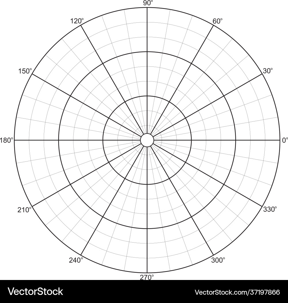 Polar grid Royalty Free Vector Image - VectorStock