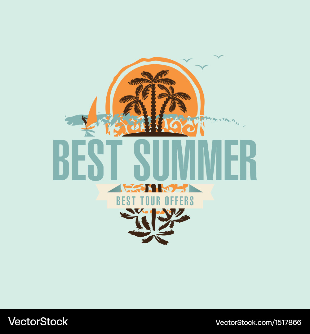 Summer Royalty Free Vector Image - VectorStock