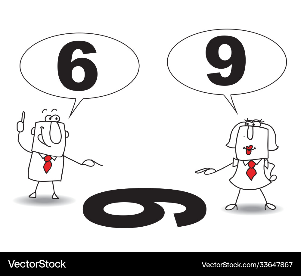 Different points view Royalty Free Vector Image