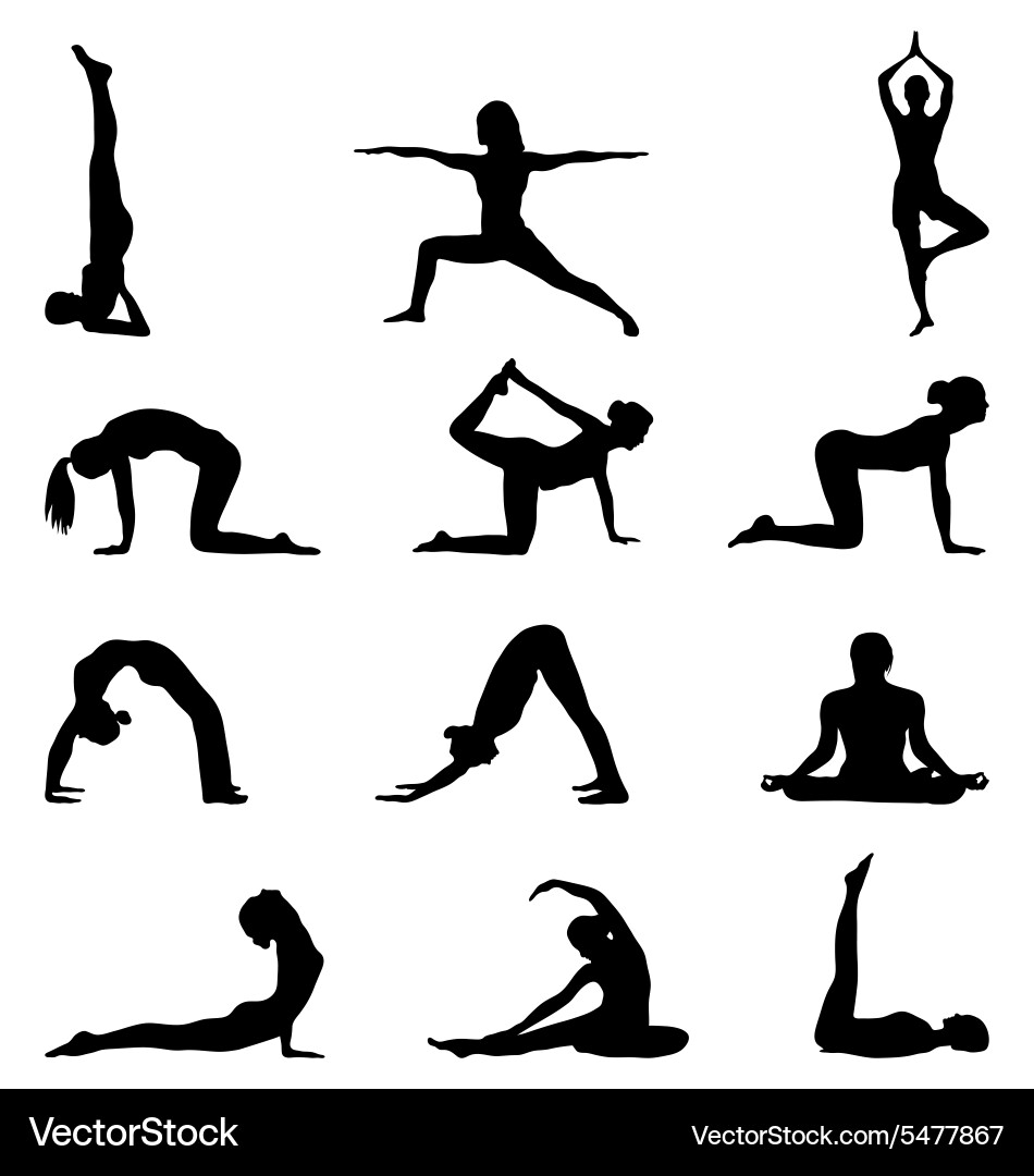 Yoga Royalty Free Vector Image - VectorStock