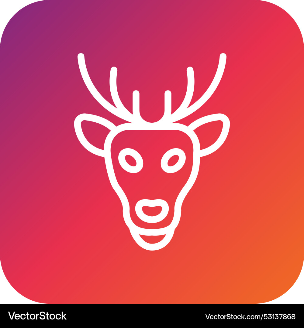 Deer icon design Royalty Free Vector Image - VectorStock