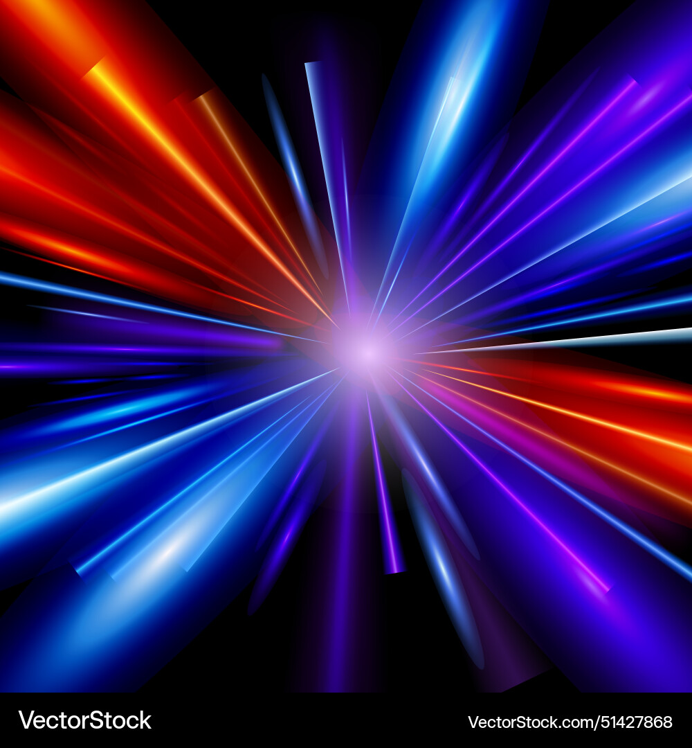 High speed radial motion blur background Vector Image