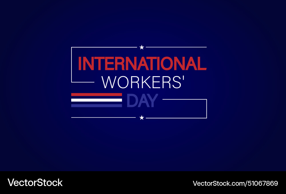 Artistic representations of international workers Vector Image