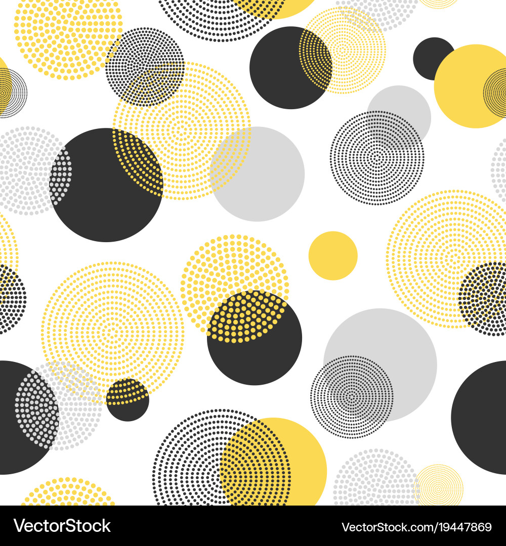 Geometric Circle Pattern Royalty Free Vector Image