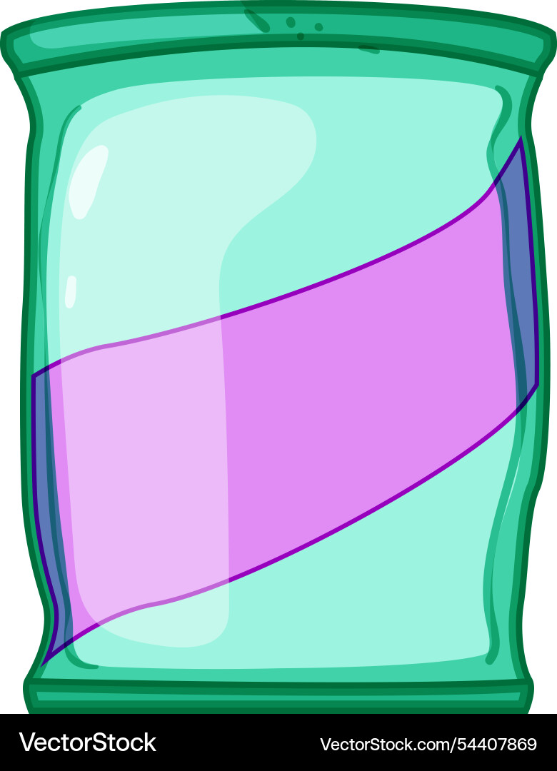 Go Snack Pack Cartoon Lizenzfreies Vektorbild