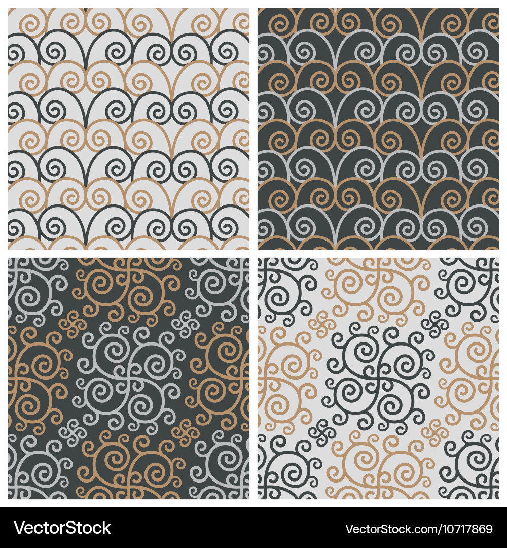 Seamless wallpaper pattern Royalty Free Vector Image