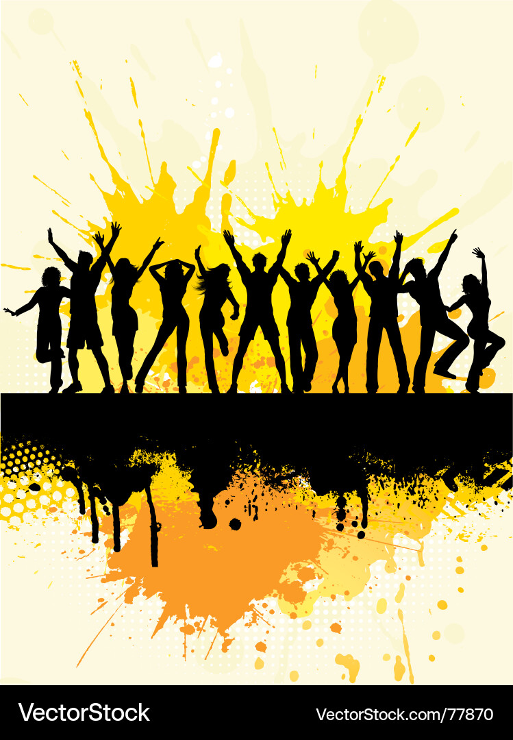 Grunge party Royalty Free Vector Image - VectorStock