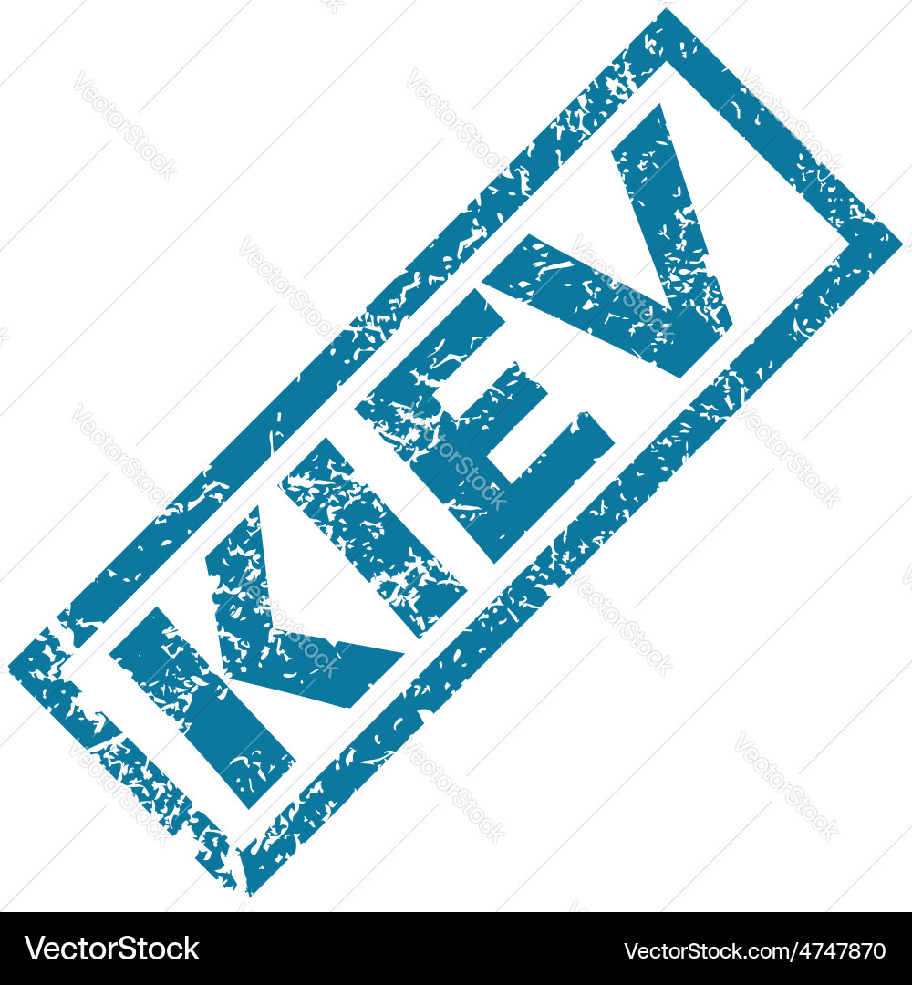 Kiev rubber stamp Royalty Free Vector Image - VectorStock