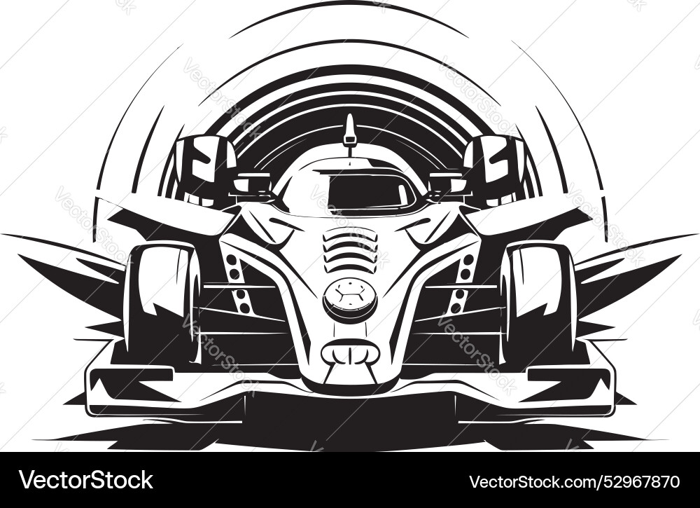 Nostalgic nitrous classic f1 insignia heritage Vector Image