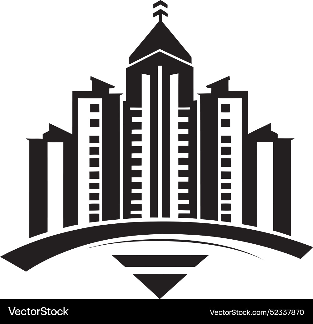 Seaside chic contemporary beachfront Royalty Free Vector