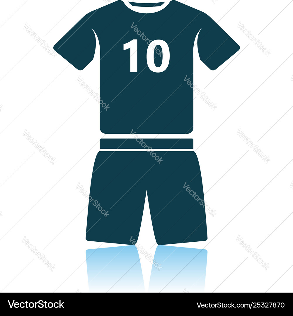 Soccer uniform icon Royalty Free Vector Image - VectorStock