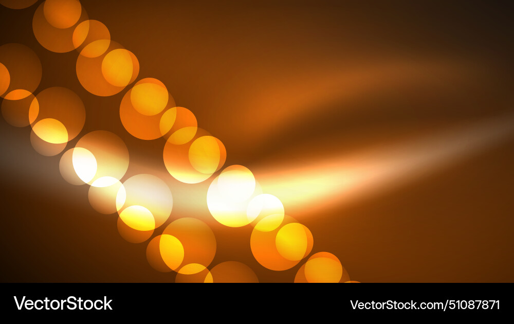 Amber circle in the sky tree shades orange tints Vector Image